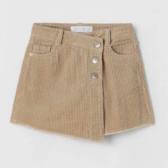 Zara | Bottoms | Zara Girls Maroon Corduroy Skort | Poshmark